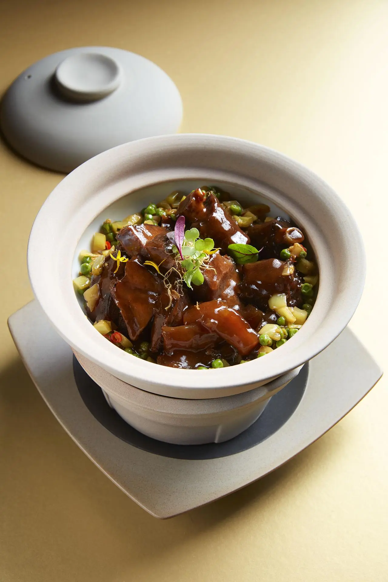 Braised Meat Pot Square Plate, Yì By Jereme Leung | Singapore Tourism ...