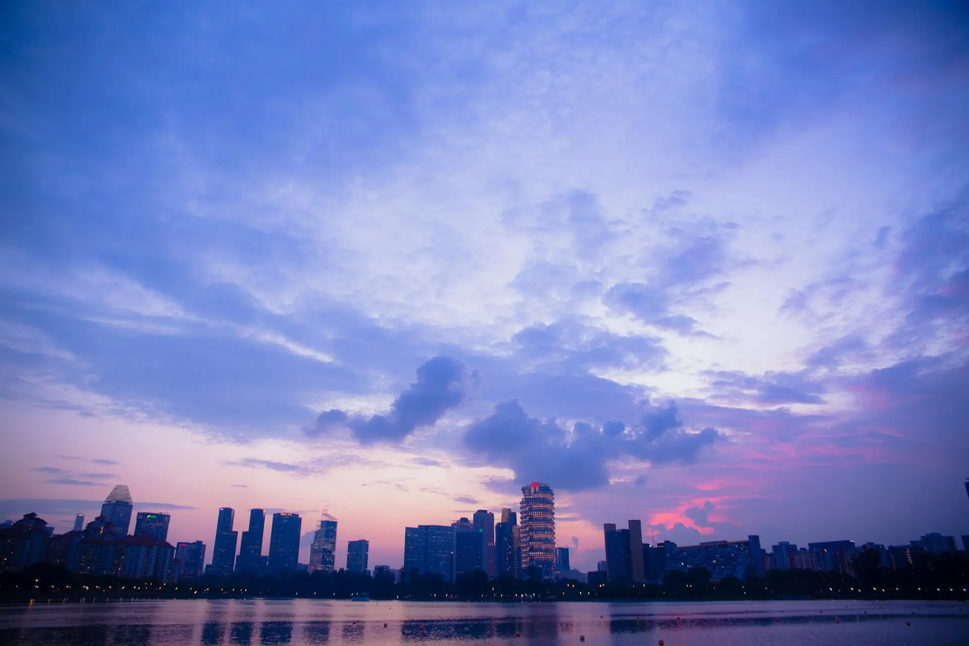 Dusk City Lights Water Reflects, 8 Stadium Walk | Singapore Tourism ...